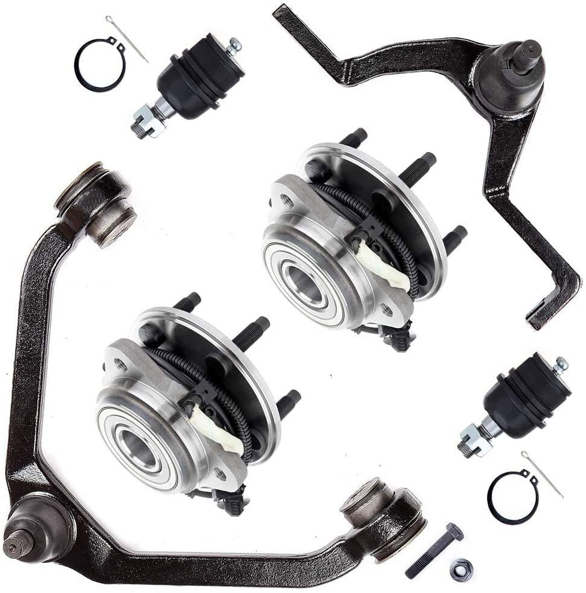 CCIYU Front Wheel Hub and Bearing Left Right Upper Control Arm Lower ...