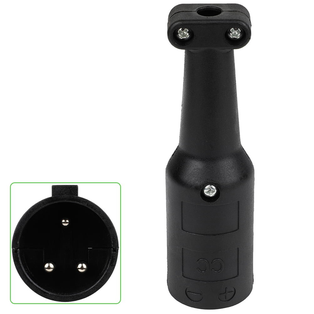 CCIYU Golf Cart 48 Volt Charger Plug Electric Parts 48V 3 Pin Round ...
