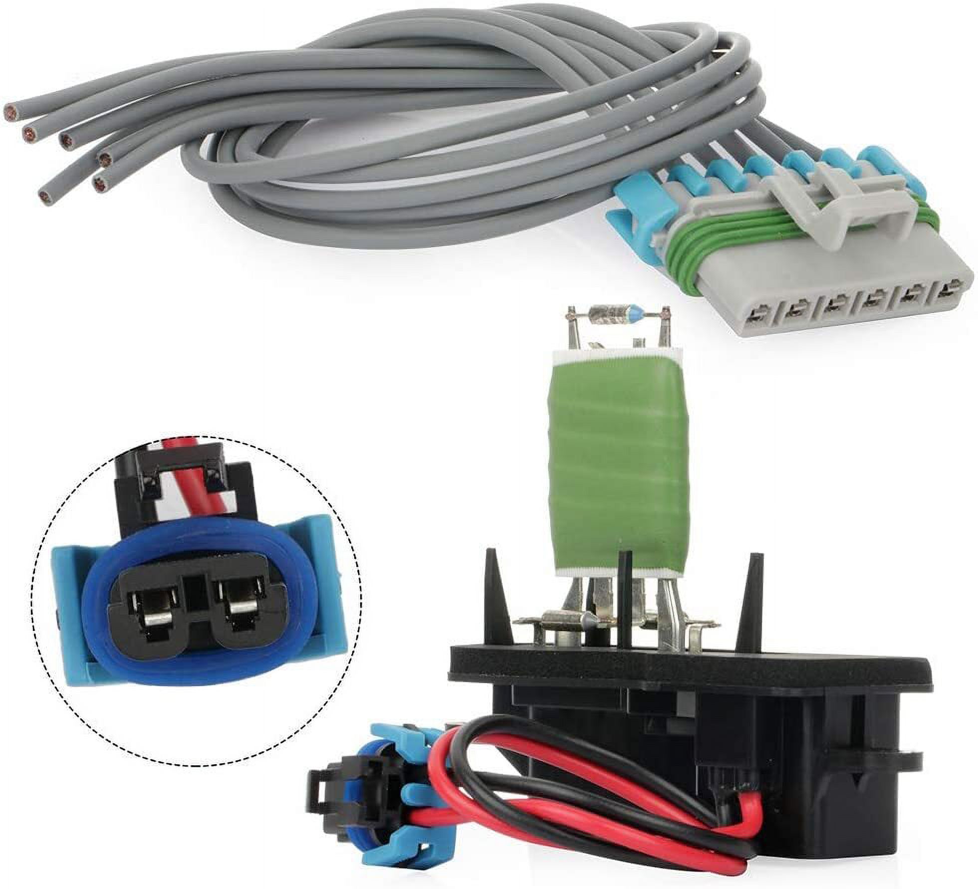 CCIYU HVAC Blower Motor Fan Resistor Air Conditioning Blower Motor ...