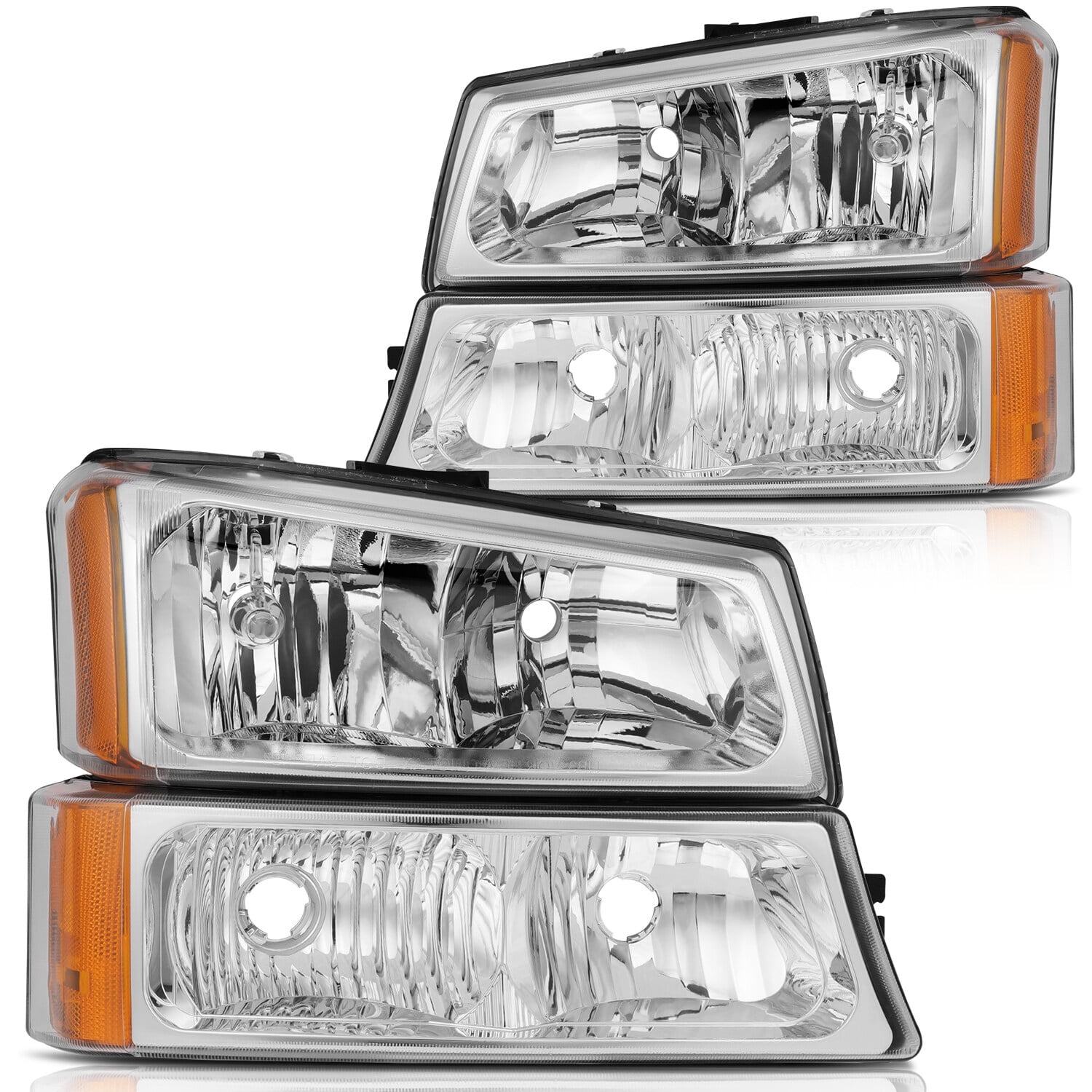 CCIYU Headlight Assembly For Chevy Avalanche 1500/2500 without Body ...