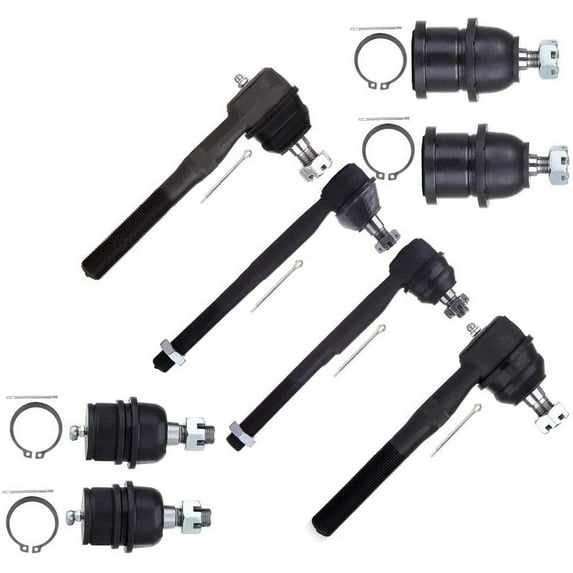 CCIYU Inner Outer Tie Rod Ends Lower & Upper Ball Joints Fit 1997-2004 ...