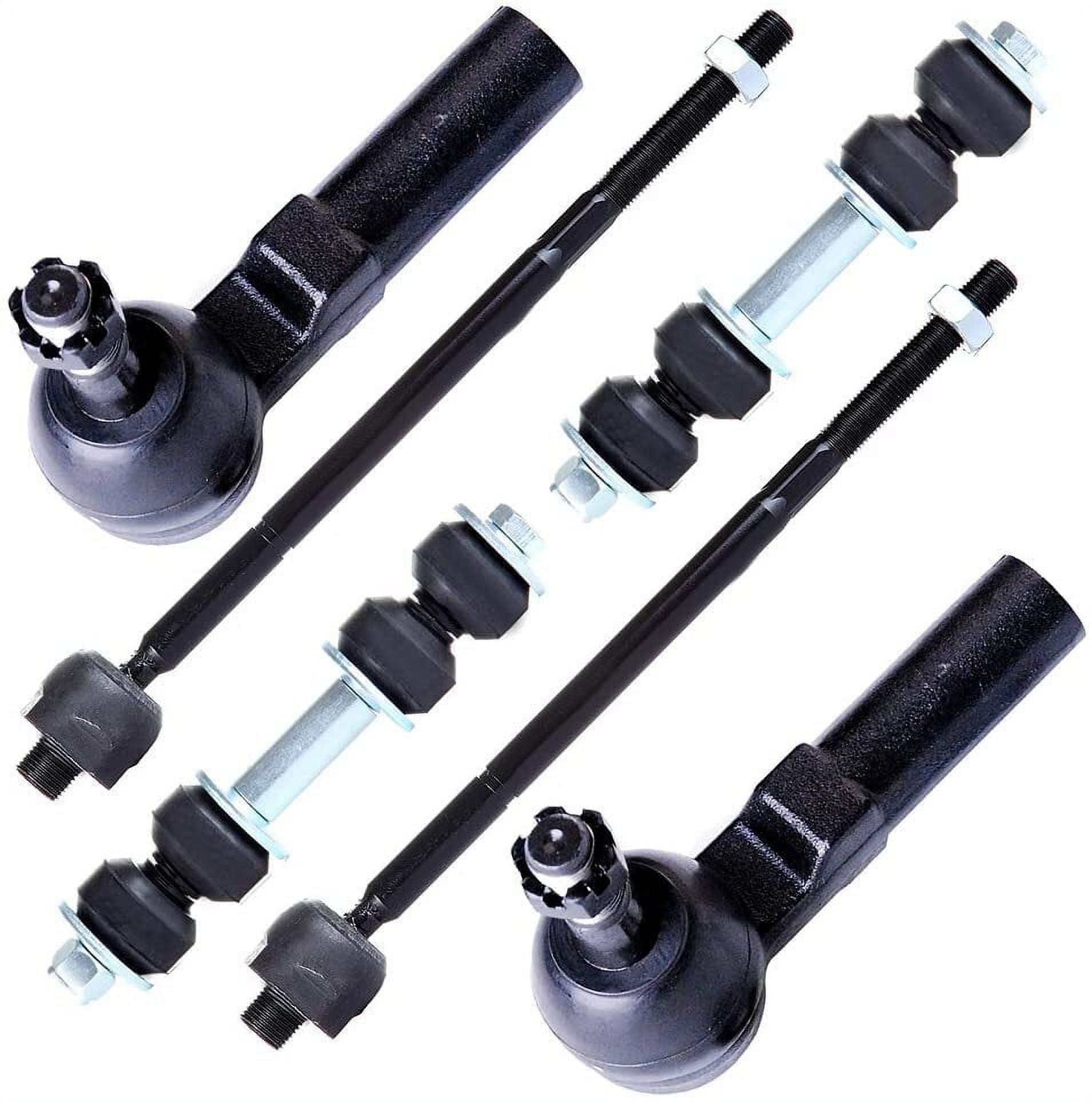 CCIYU Inner Tie Rod Ends Outer Tie Rod Ends Front Sway Bar End Links ...