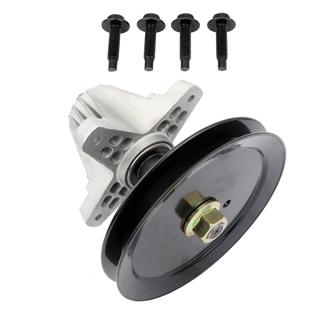 CCIYU Lawn Mower Spindles Assembly with w/PULLEY BOLT fits for Troy ...