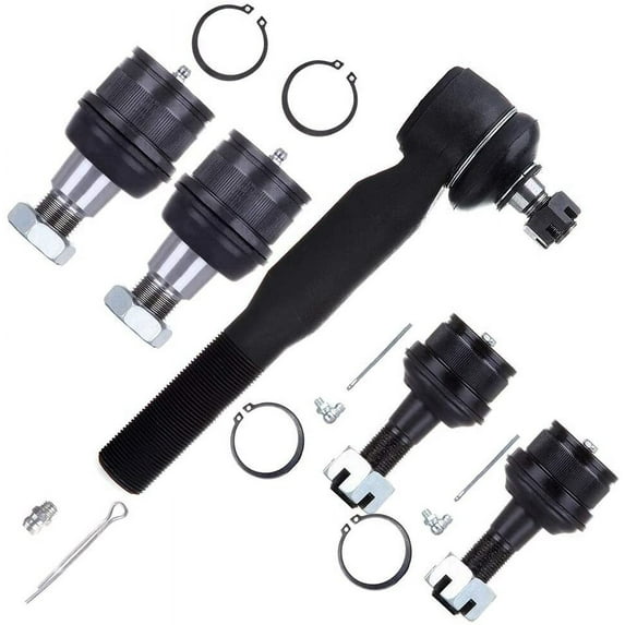 CCIYU Lower Ball Joints Outer Tie Rod Ends - At Pitman Arm Upper Ball ...