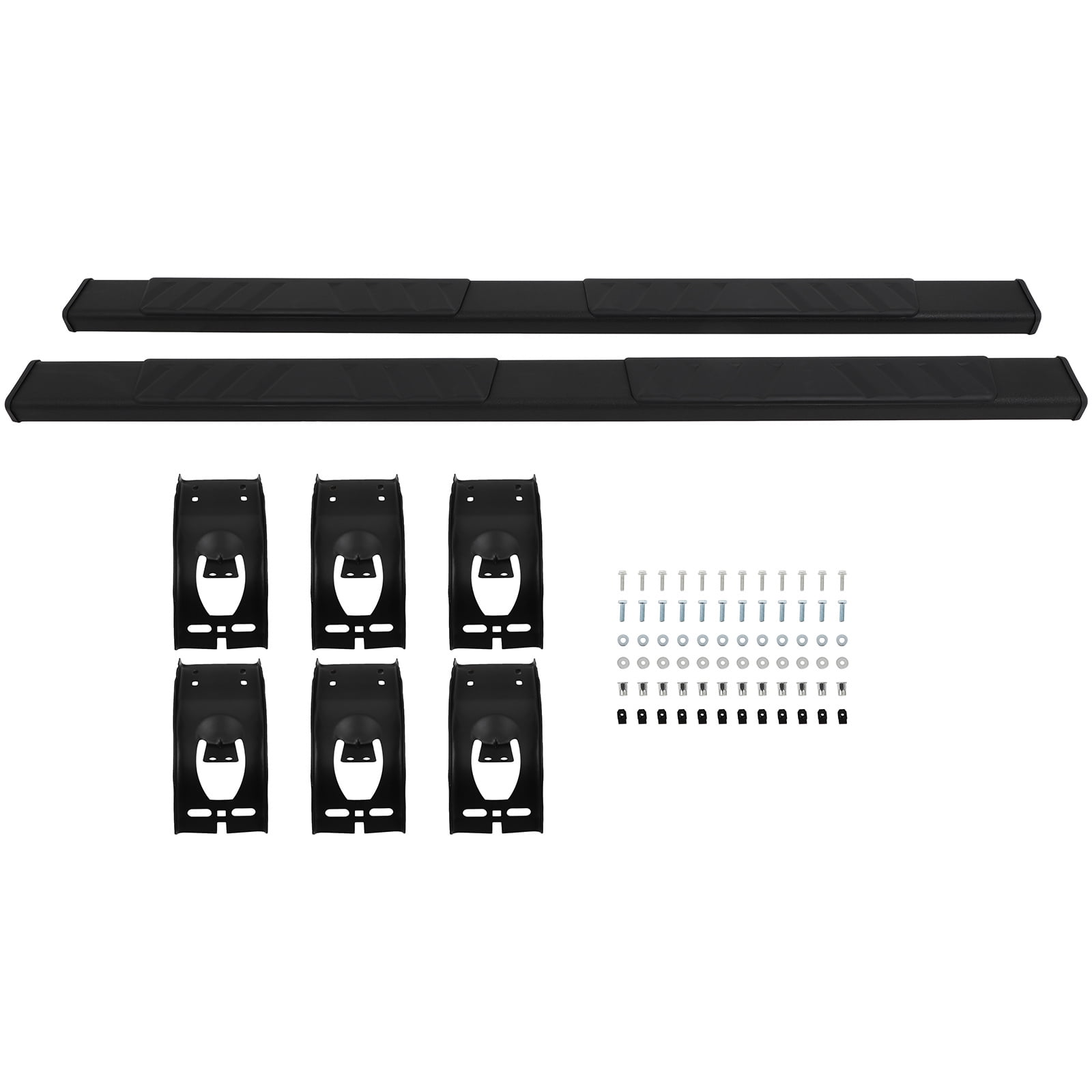 CCIYU Nerf Bar Running Board Side Step Stainless Steel & ABS Plastic 4 ...