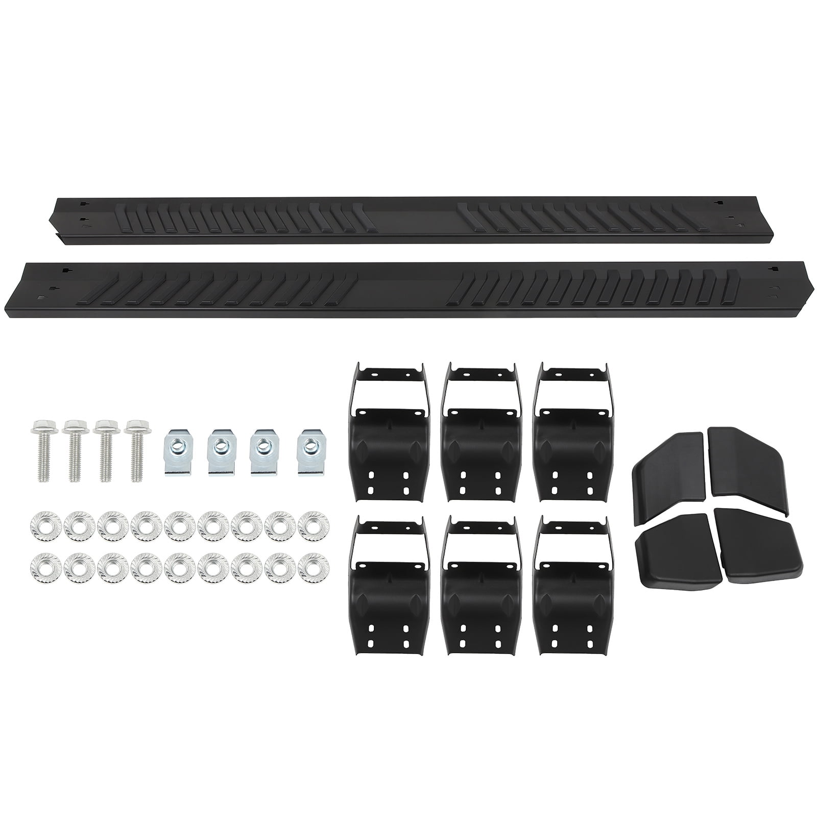 CCIYU Nerf Bar Running Board Side Step Steel 6.3in Fit 2015-2024 For ...