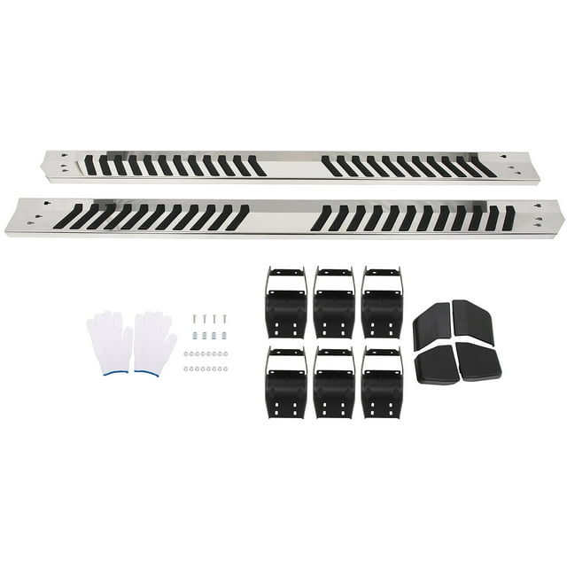 CCIYU Nerf Bar Running Board Side Step Steel 6.3in Fit 2017-2024 For ...