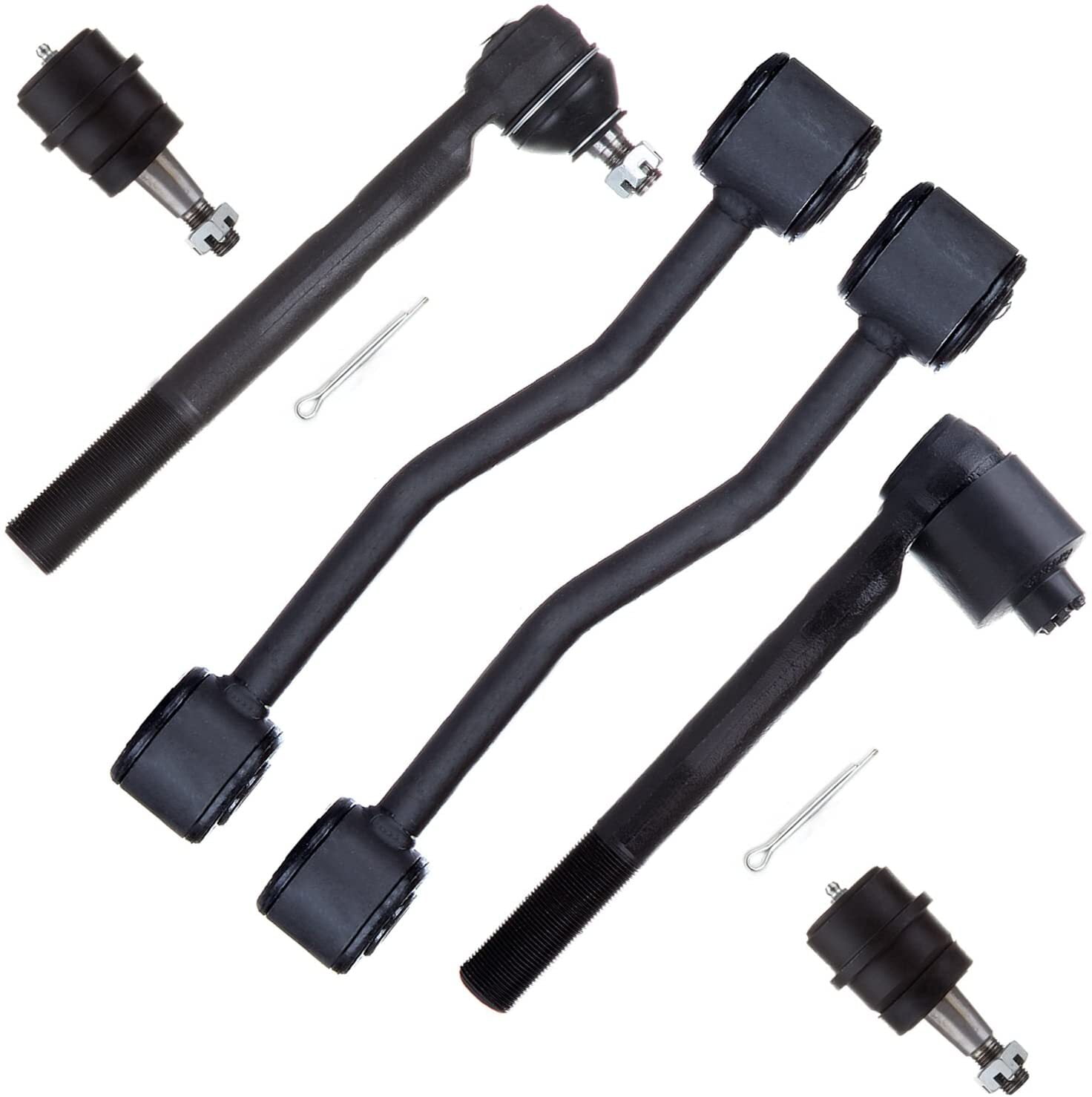 CCIYU Outer Tie Rod Ends Front Sway Bar End Links Upper Ball Joints ...