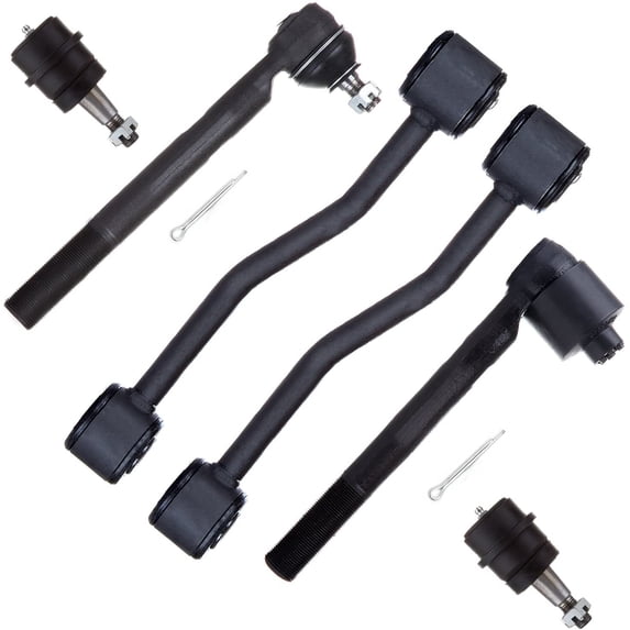 CCIYU Outer Tie Rod Ends Front Sway Bar End Links Upper Ball Joints ...