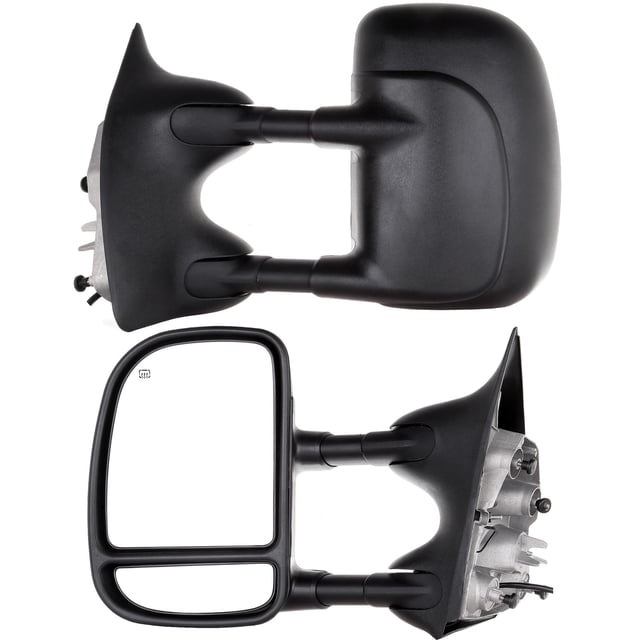 CCIYU Power Heated Towing Mirror Pair Set Passenger Driver Side View ...