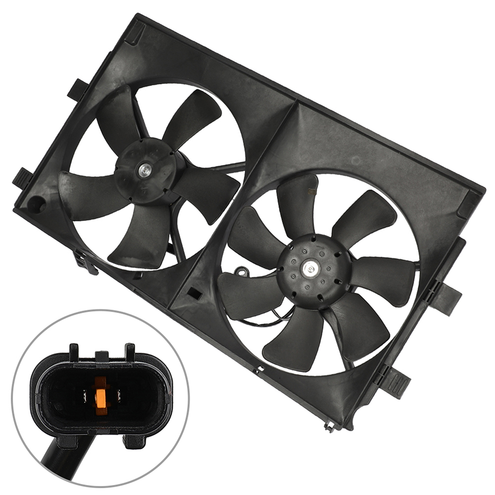 CCIYU Radiator or Condenser Cooling Fan Fit for 2008 2009 2010 2011 ...
