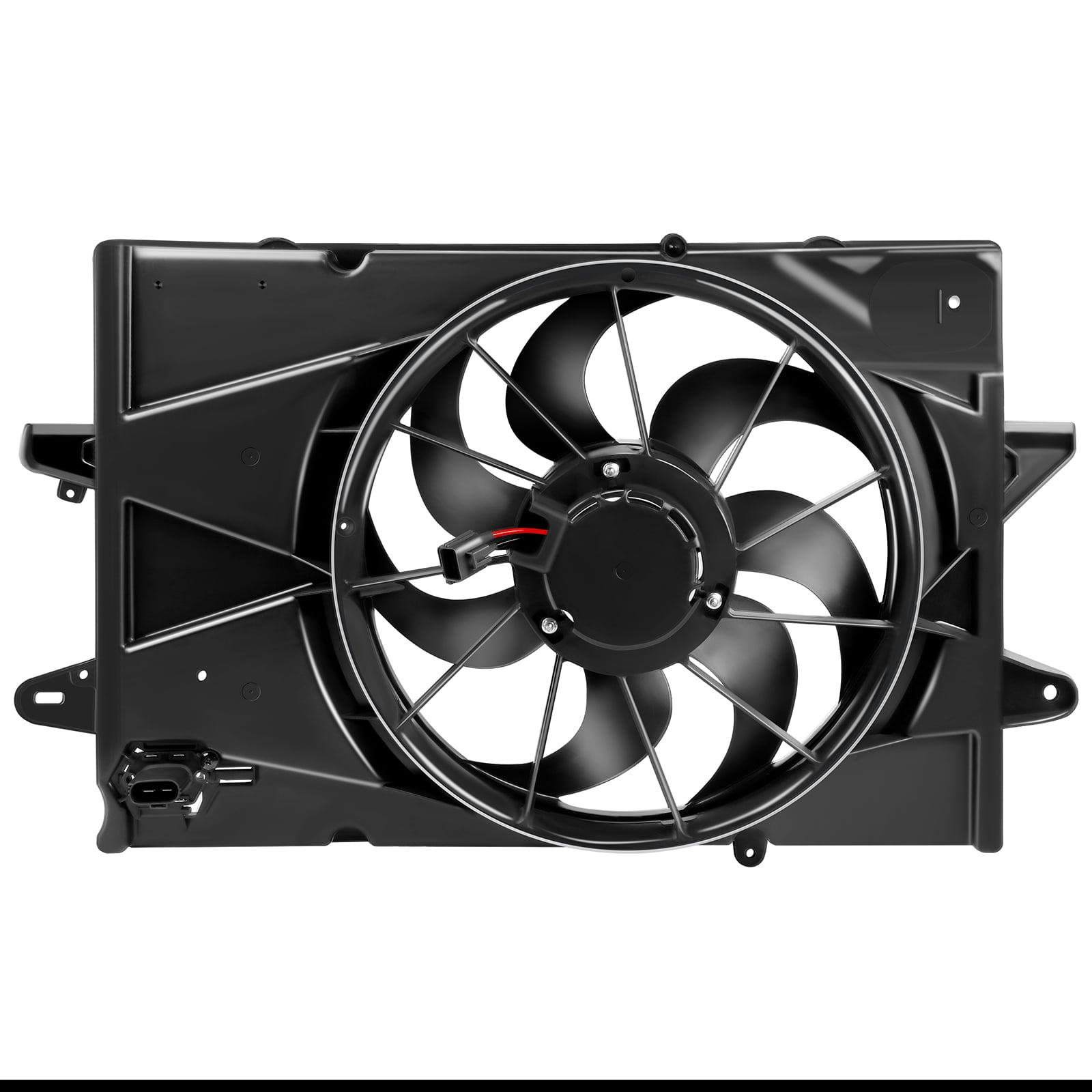 CCIYU Radiator or Condenser Cooling Fan Fit for 2010 2011 2012 2013 ...
