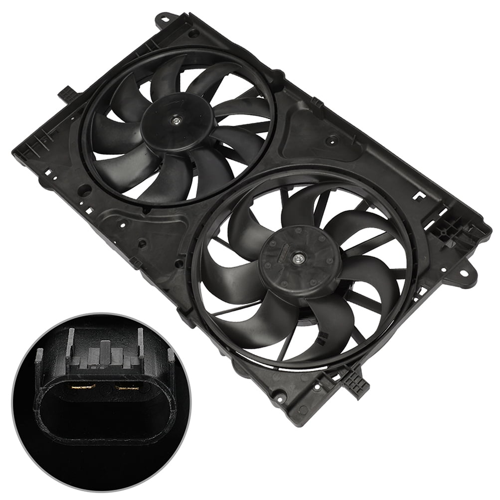 CCIYU Radiator or Condenser Cooling Fan Fit for 2013 2014 2015 2016 ...