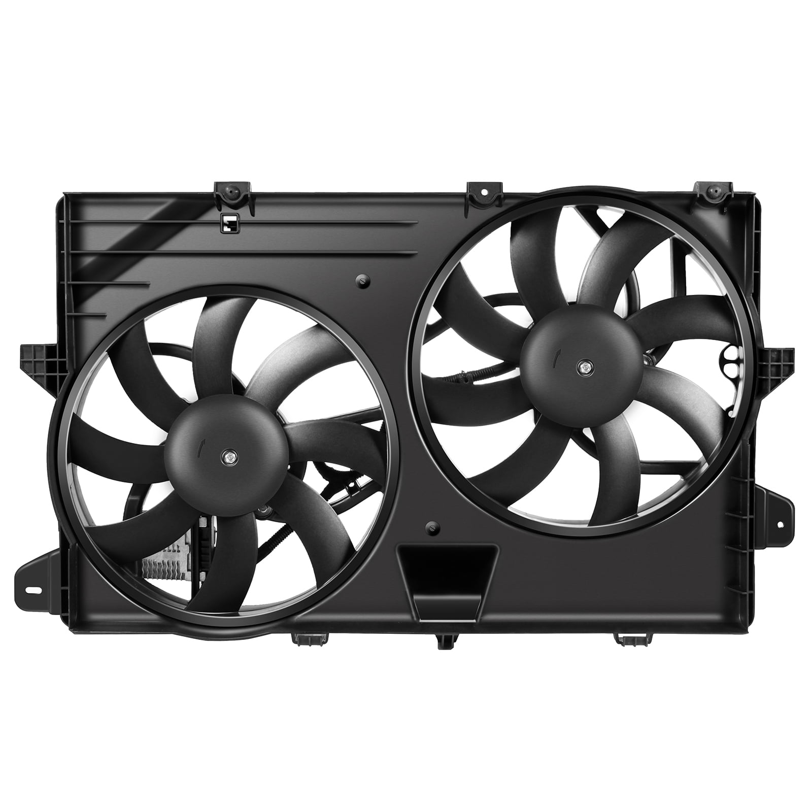 CCIYU Radiator or Condenser Dual Cooling Fan Fit for 2007-2015 Ford ...
