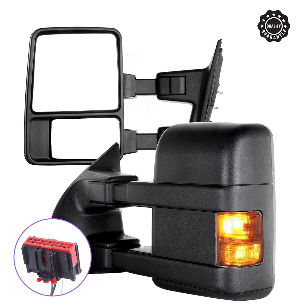 CCIYU Rear View Mirrors, Car Mirrors,Towing Mirrors Fit for 2008-2014 ...