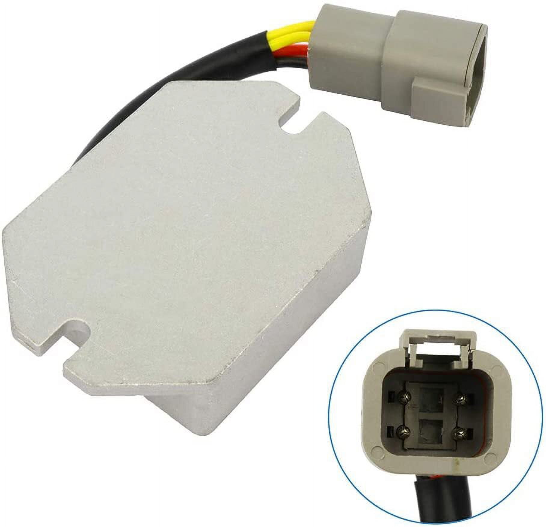 CCIYU Rectifier Voltage Regulator Rectifier Fit John Deere 318-420 Lawn ...