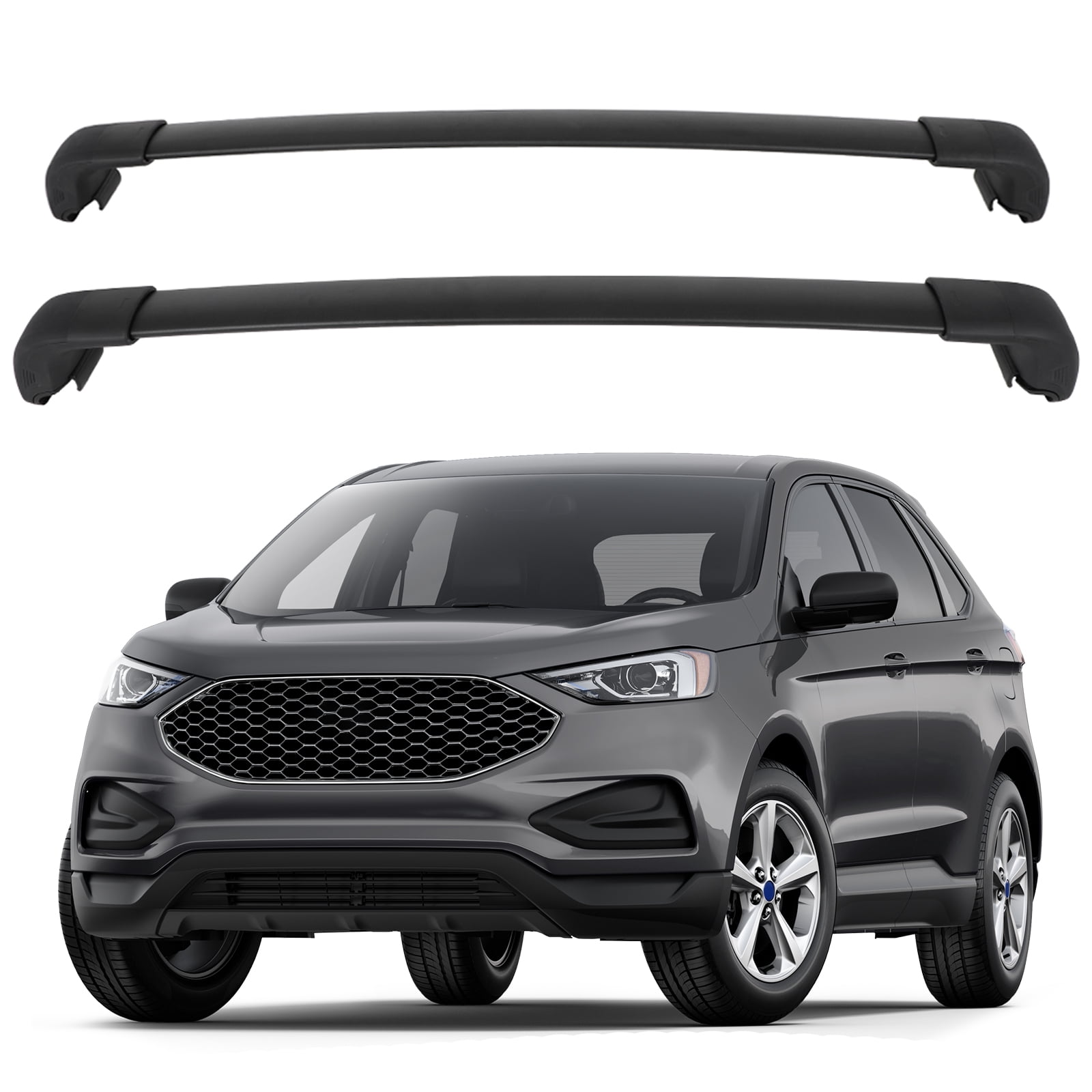 CCIYU Roof Rack Cross Bars Rooftop Cargo Carrier Fit For Ford For Edge ...