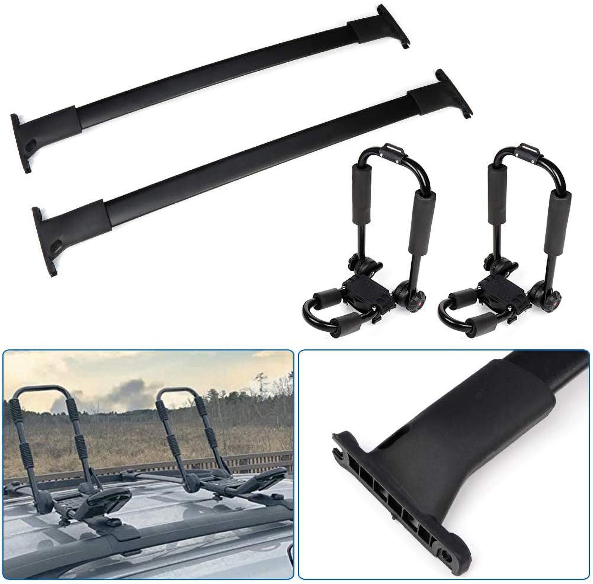 CCIYU Roof Rack Crossbar Fit for Ford Escape 2013-2019 2pcs Aluminum ...