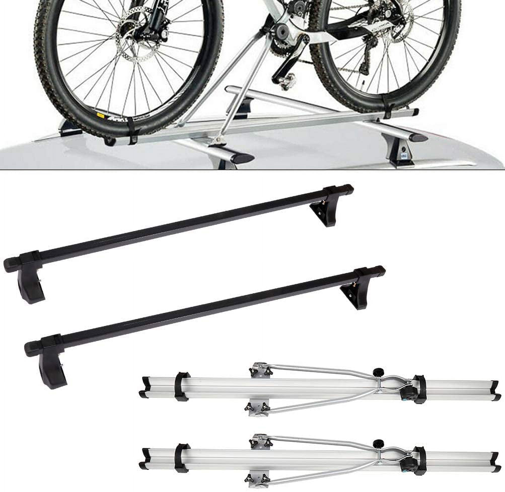 CCIYU Roof Rack Crossbar Universal 48" Window Frame 2pcs Aluminum Car ...