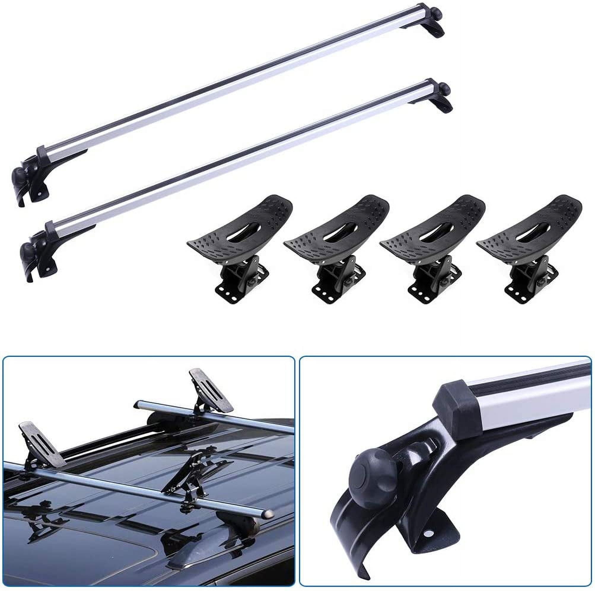 CCIYU Roof Rack Crossbar Universal 48" Window Frame Rooftop Cross Bars ...