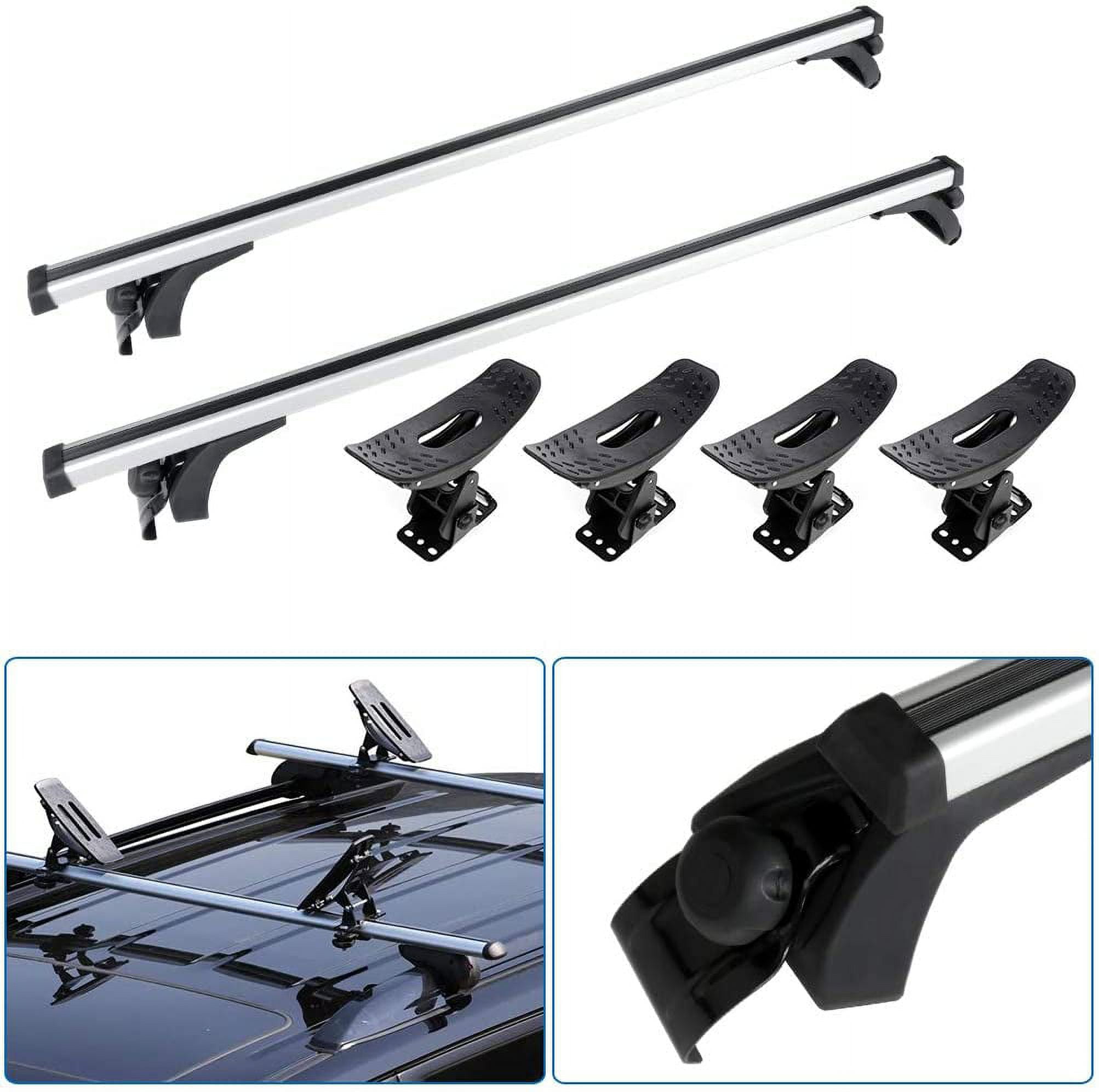 CCIYU Roof Rack Crossbar Universal 50" Window Frame Rooftop Cross Bars ...
