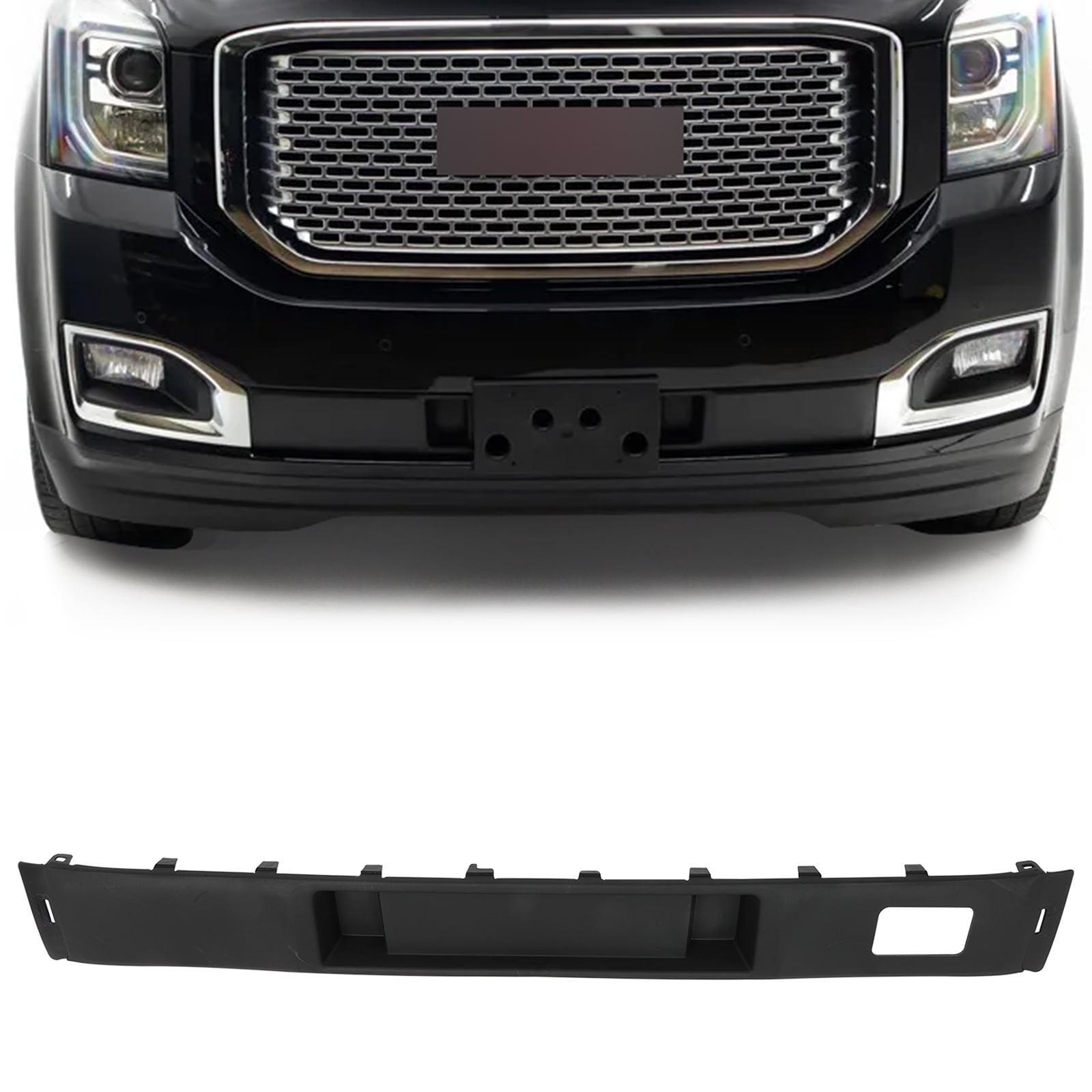 CCIYU Textured Black Front Bumper Compatible For 2015-2020 for GMC ...