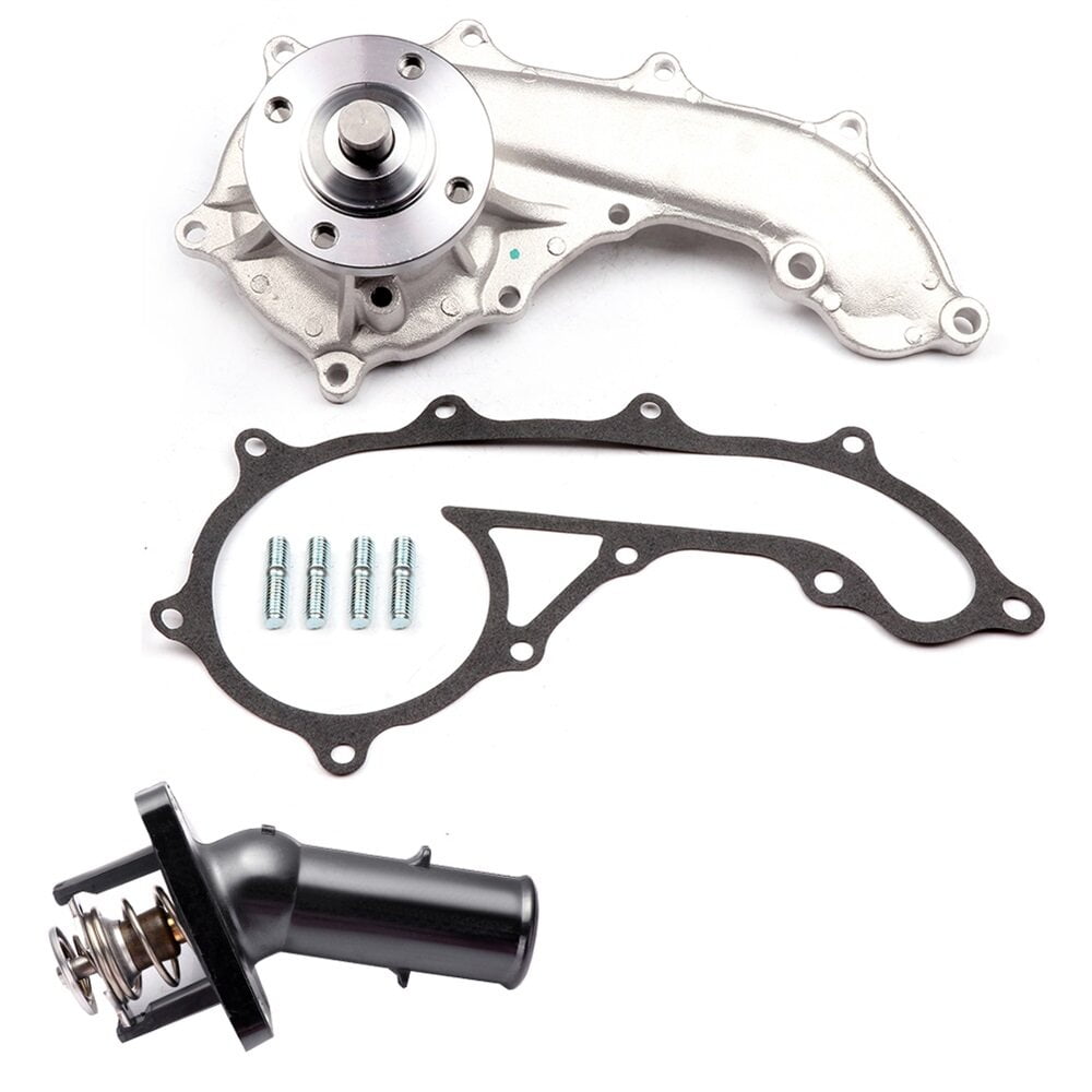 CCIYU Thermostat housing + Water Pump Series Replacement for Toyota ...