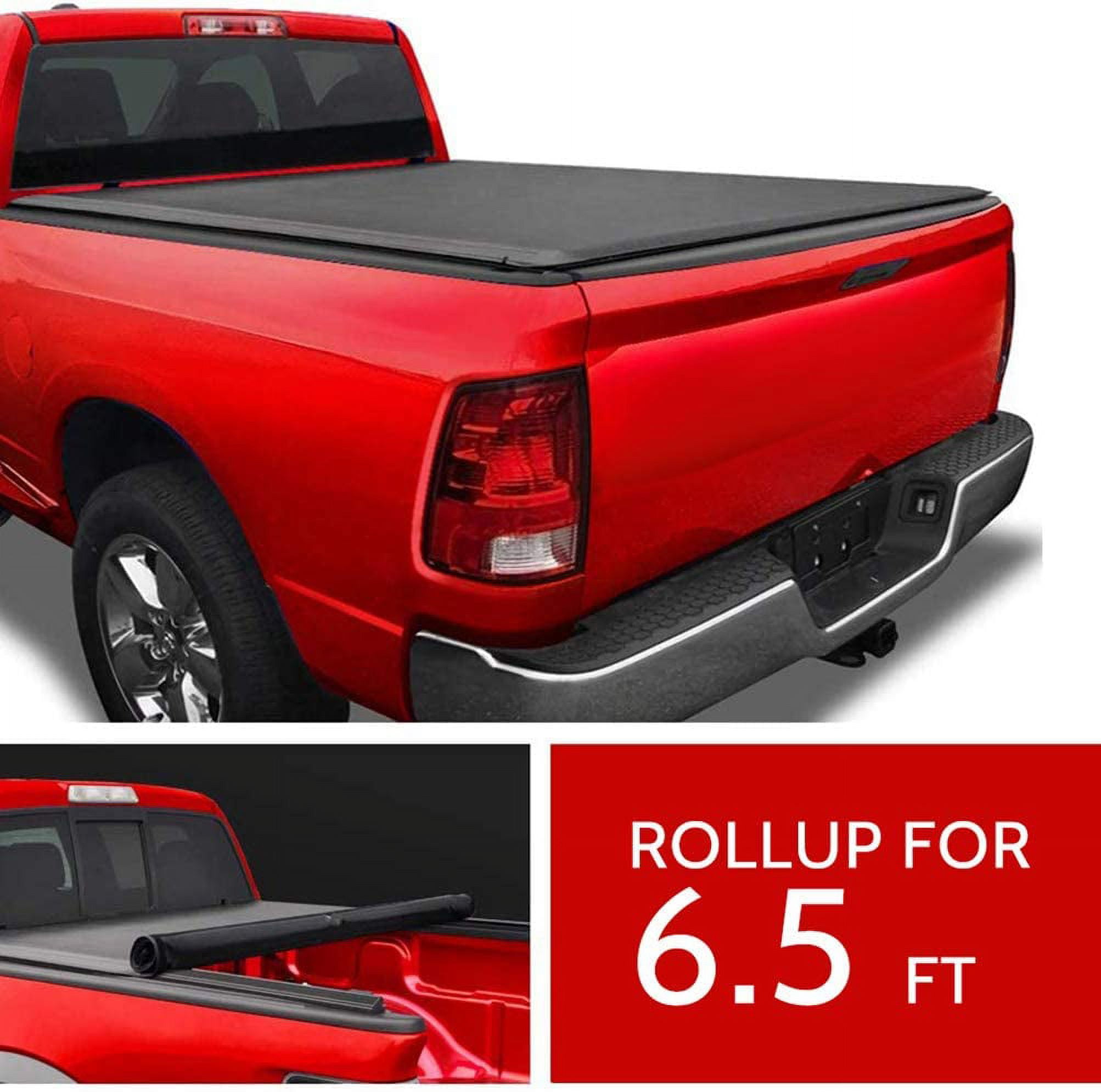 CCIYU Tonneau Cover 6.5FT Bed For Chevy Silverado 1500 2014-2018,for ...