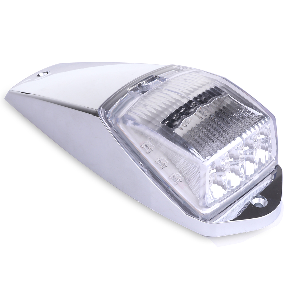 CCIYU Truck Cab Marker Light 7x 17LED Clear/Amber Top Clearance Roof ...