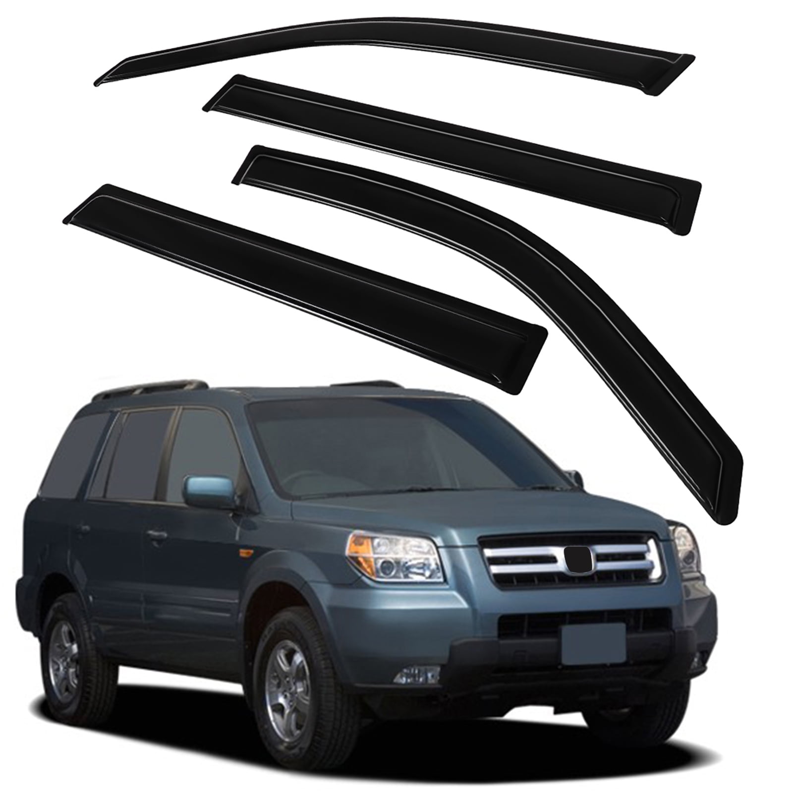 CCIYU Window Visors Side Window Deflector Window Deflector Sun Rain ...