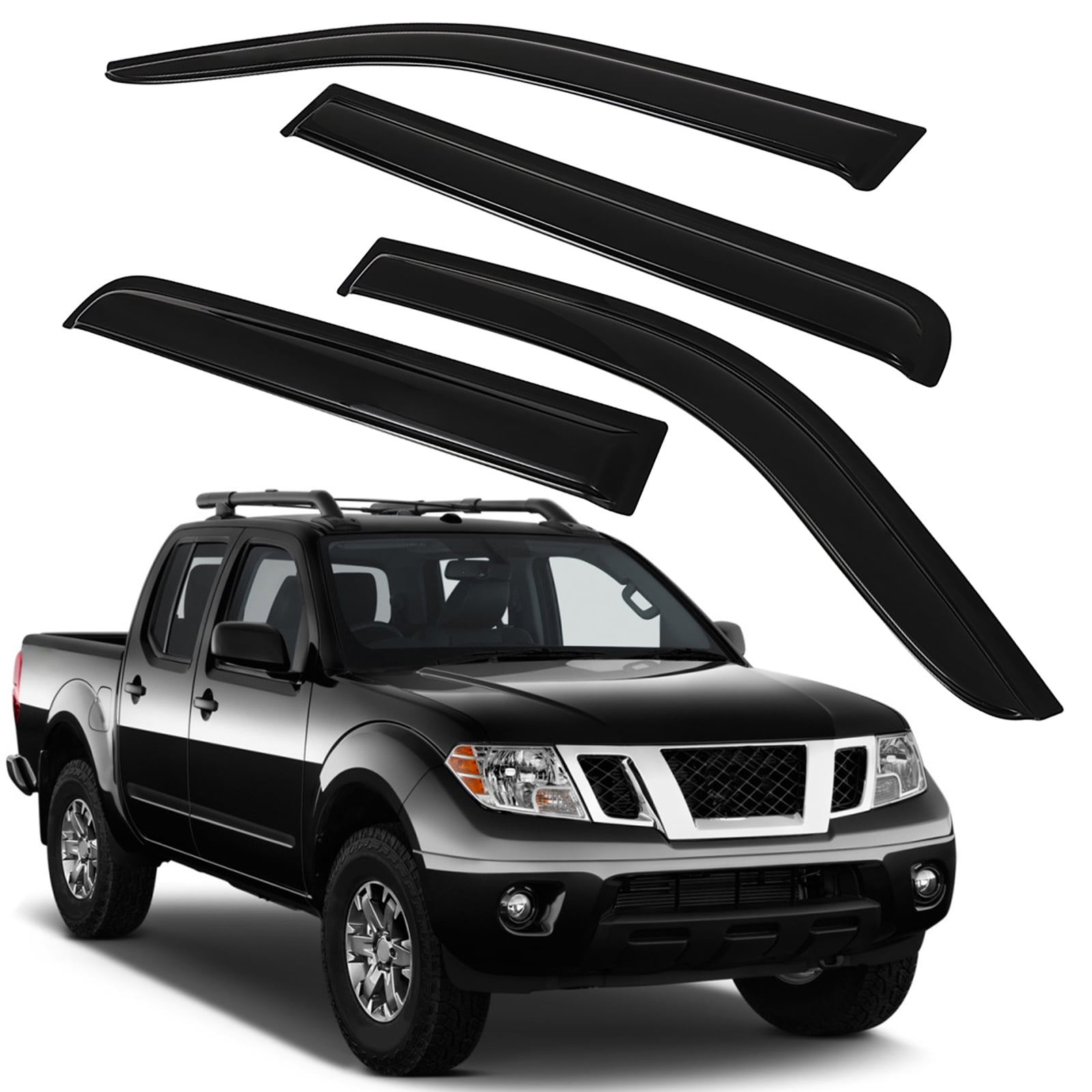 CCIYU Window Visors Side Window Deflector Window Deflector Sun Rain ...