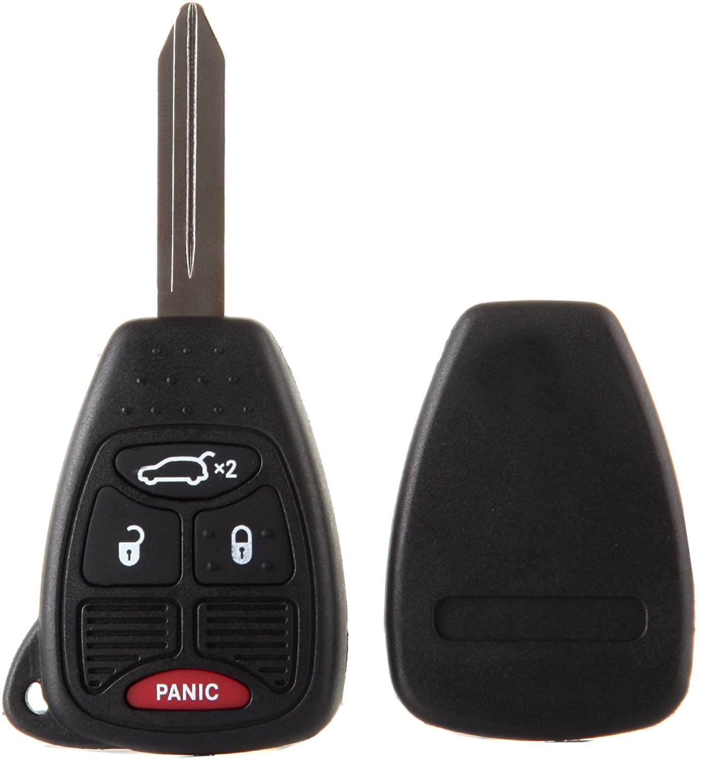 CCIYU X 1 Flip Key Fob with Key Blade 4 buttons Replacement for 05 06 ...