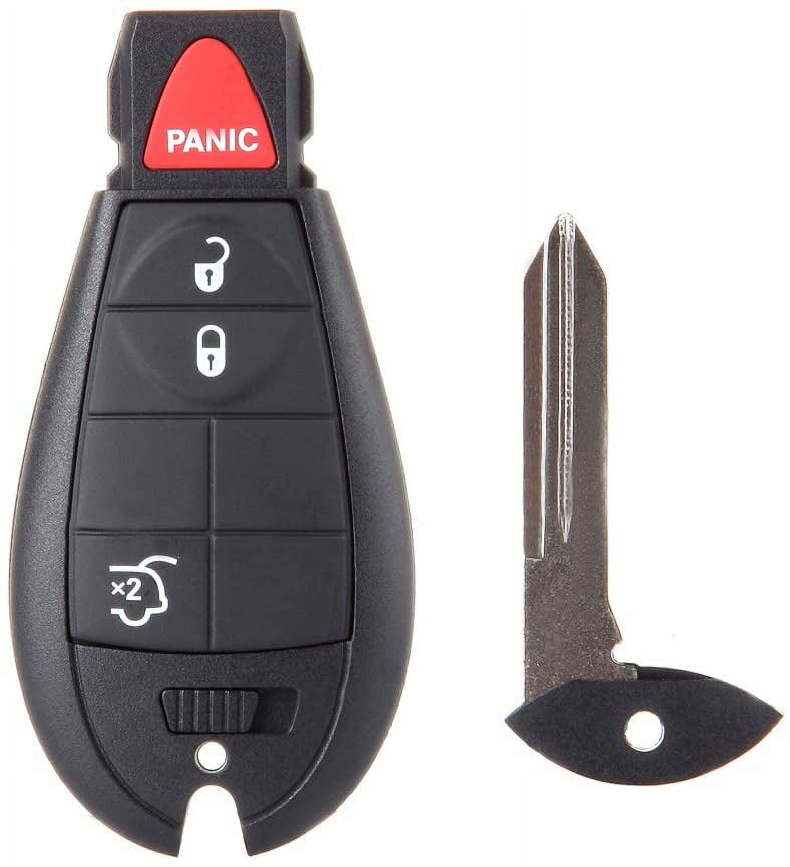 CCIYU X 1 Flip Key Fob with Key Blade 4 buttons Replacement for 08 09 ...