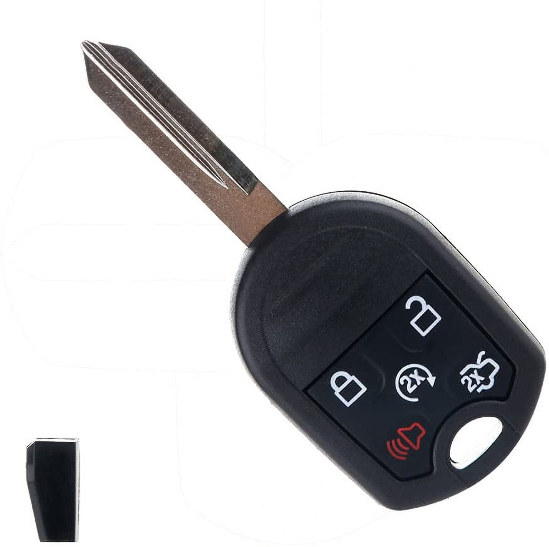 CCIYU X 1 Flip Key Fob with Key Blade 5 buttons Replacement for 11 12 ...