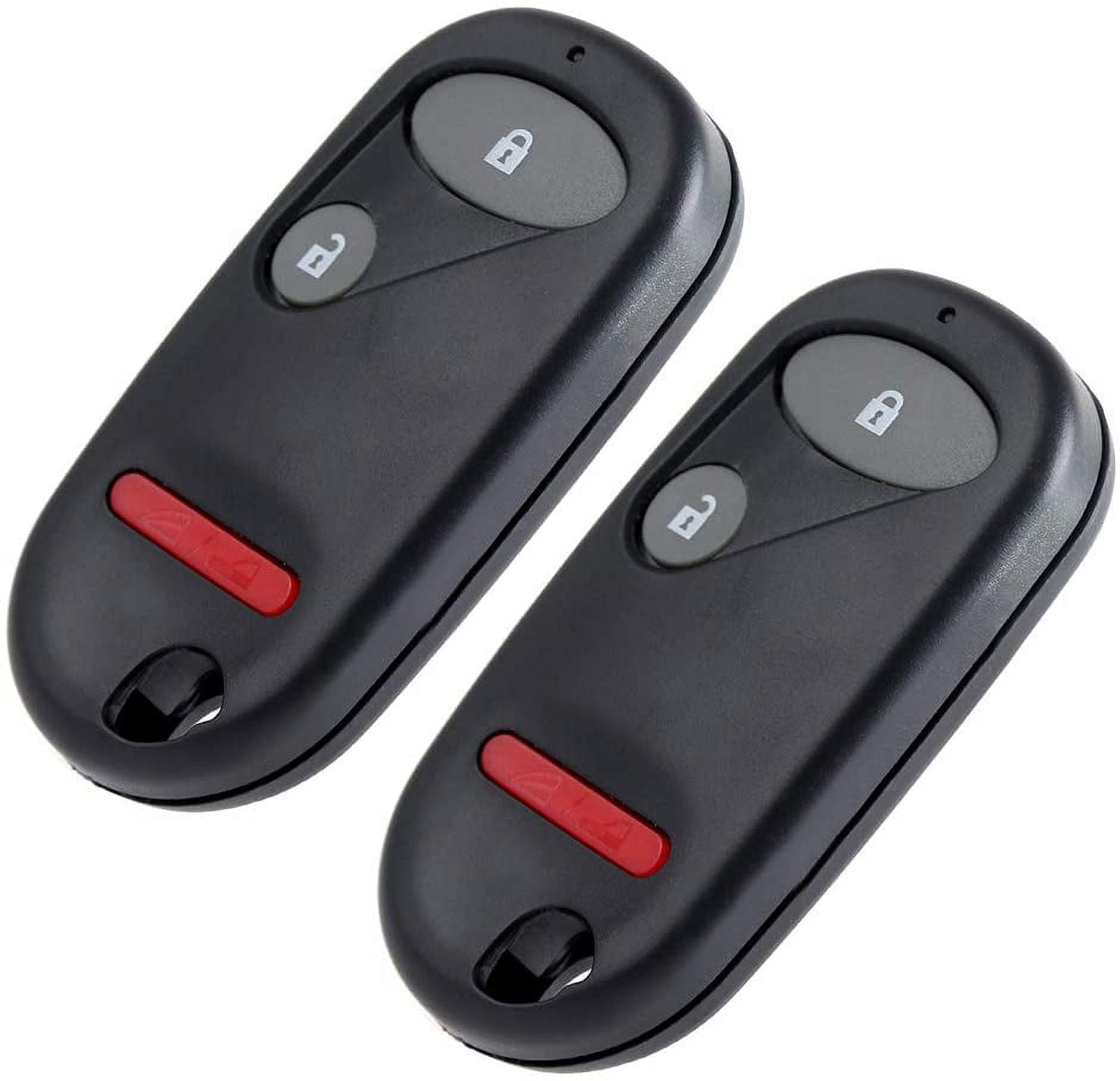 CCIYU X 2 Flip Key Fob 3 buttons Replacement for 02 03 04 05 06 07 08 ...