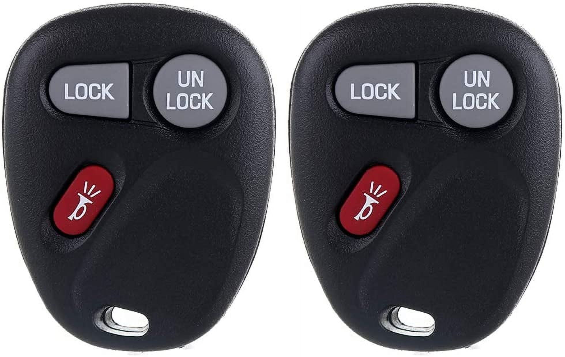 CCIYU X 2 Flip Key Fob 3 buttons Replacement for 98-01 for Chevy for ...