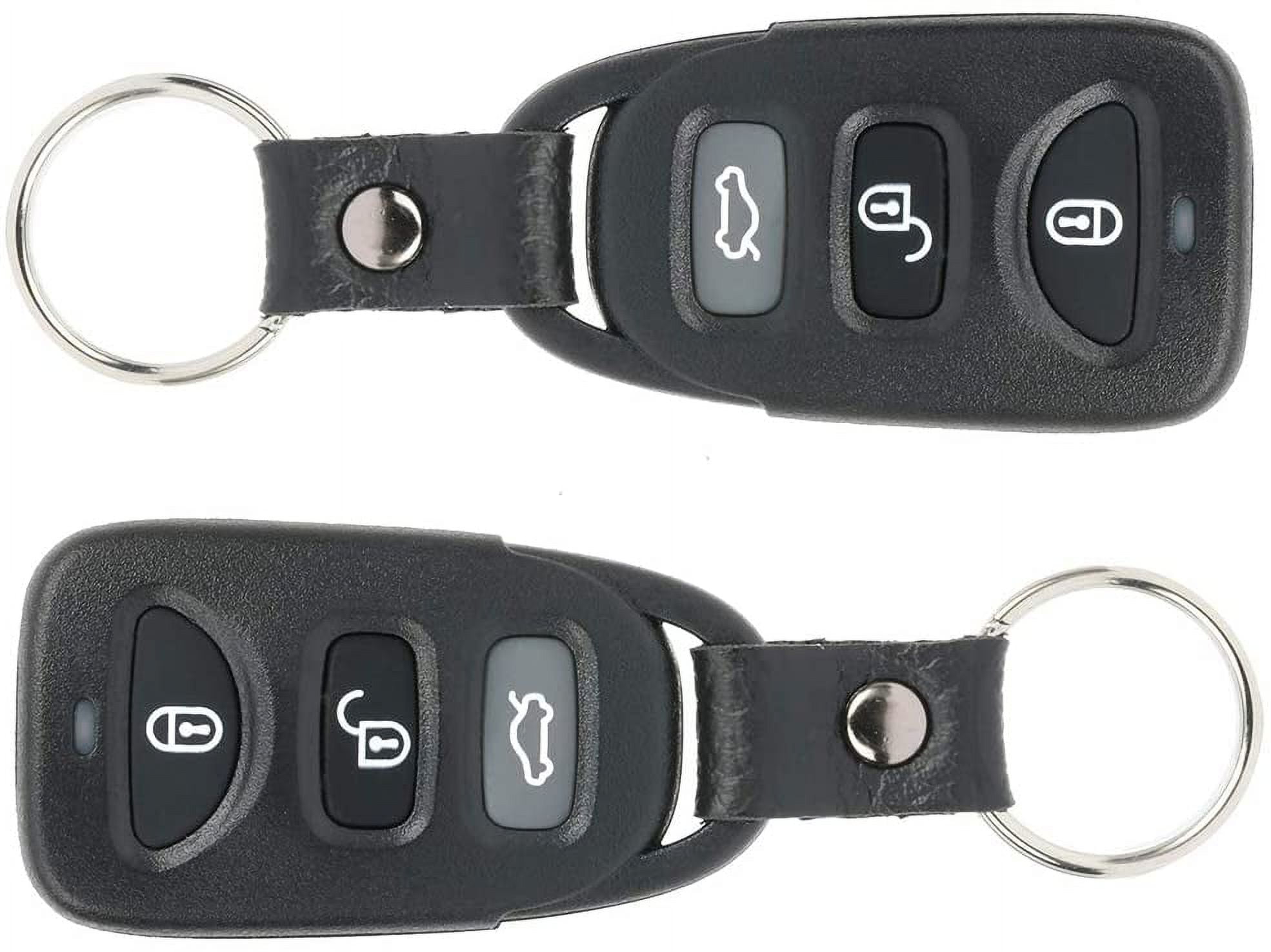 CCIYU X 2 Flip Key Fob 4 buttons Replacement for 06 07 08 09 10 for ...