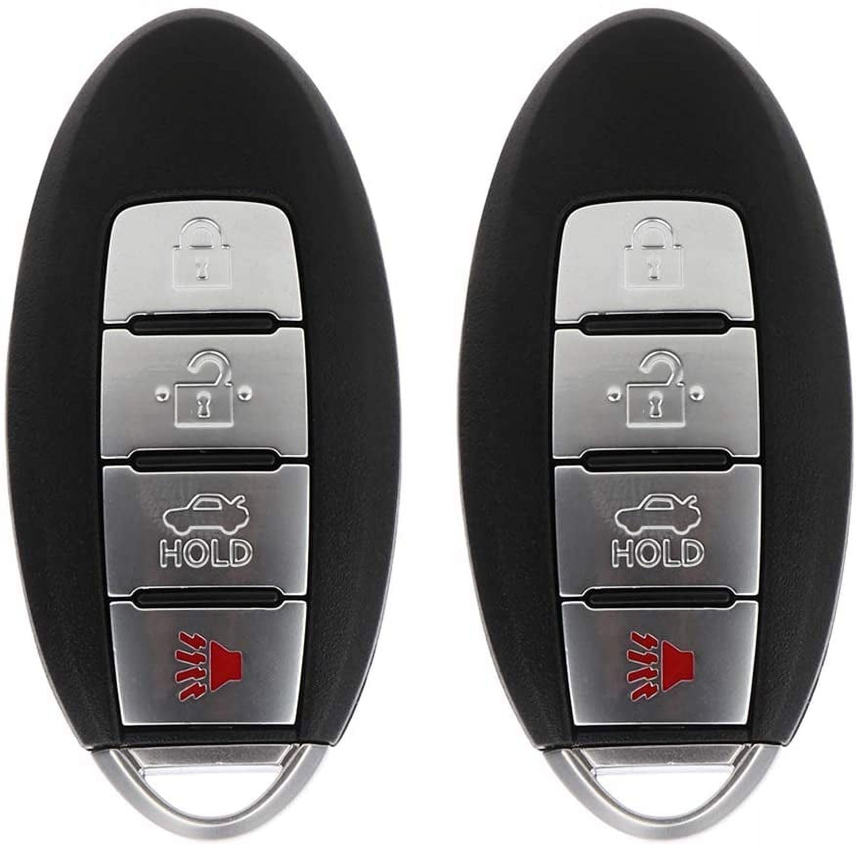 CCIYU X 2 Flip Key Fob with Key Blade 4 buttons Replacement for 2004 ...