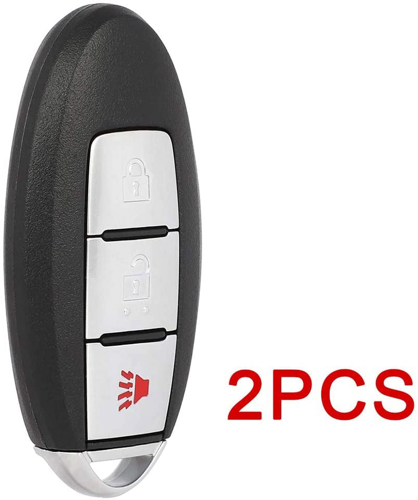 CCIYU X 2 Remote UNCUT ignition key fob 3 Buttons Keyless Entry Remote ...