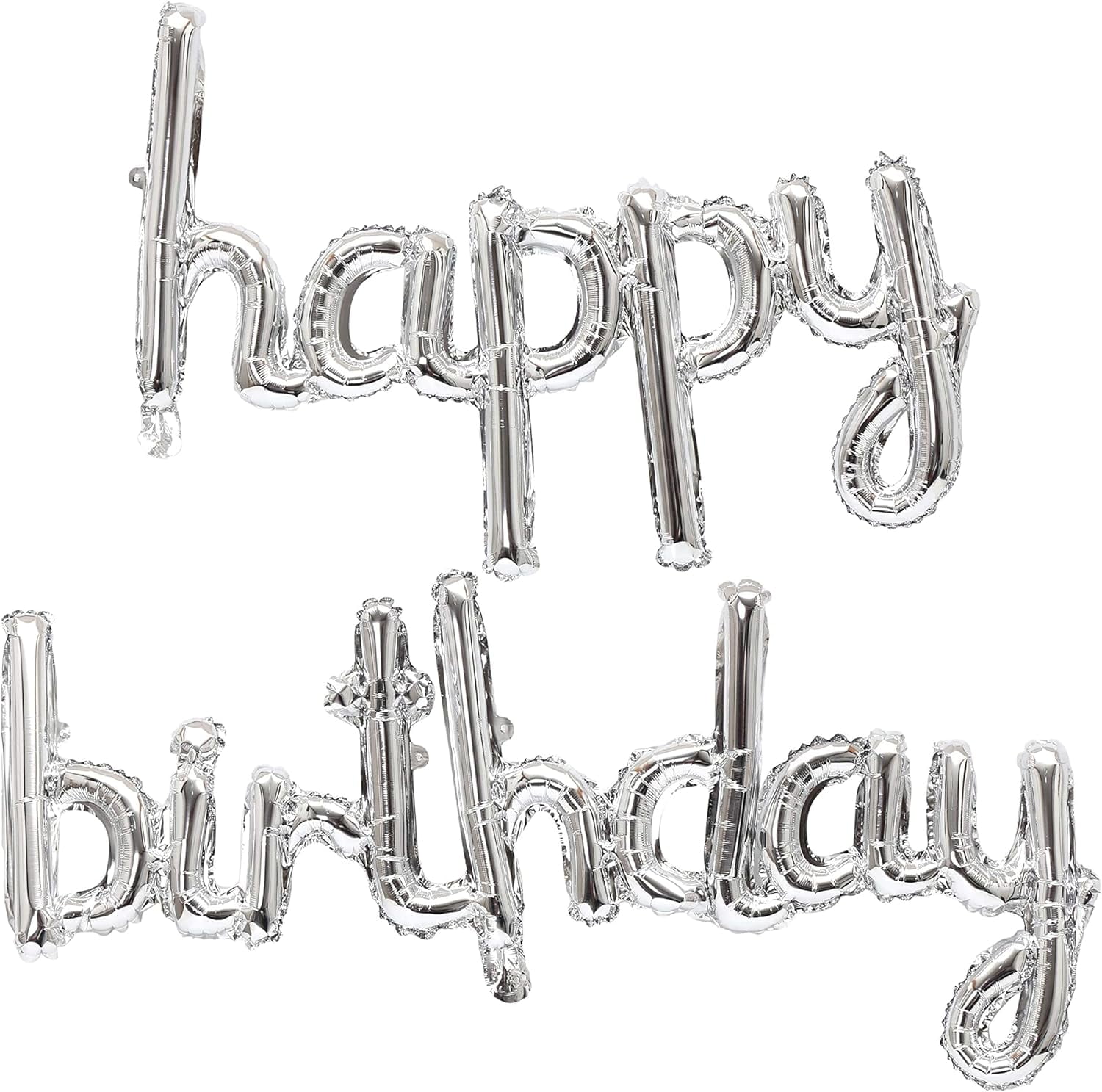 CCJR Happy Birthday Balloons Banner 16 Inch Hanging Birthday Balloons ...