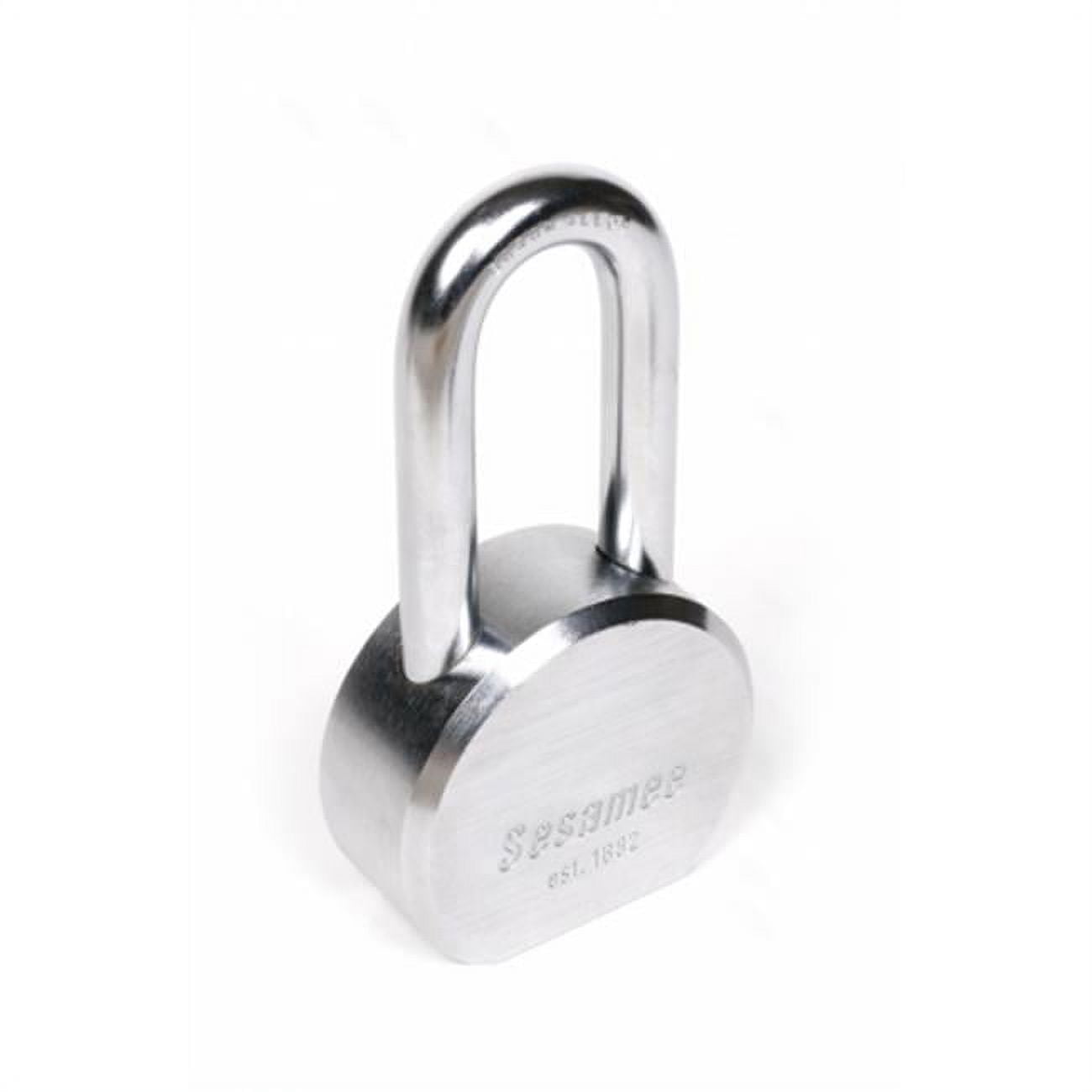 CCL Security 93702 Large Rekeyable Round Body Solid Steel Padlock, 2 in ...