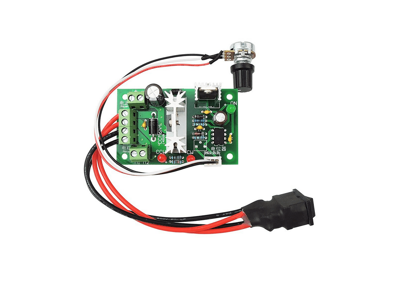 CCM6N PWM 6V 12V 24V 6A DC Motor Speed Governor Adjustable Reversible ...