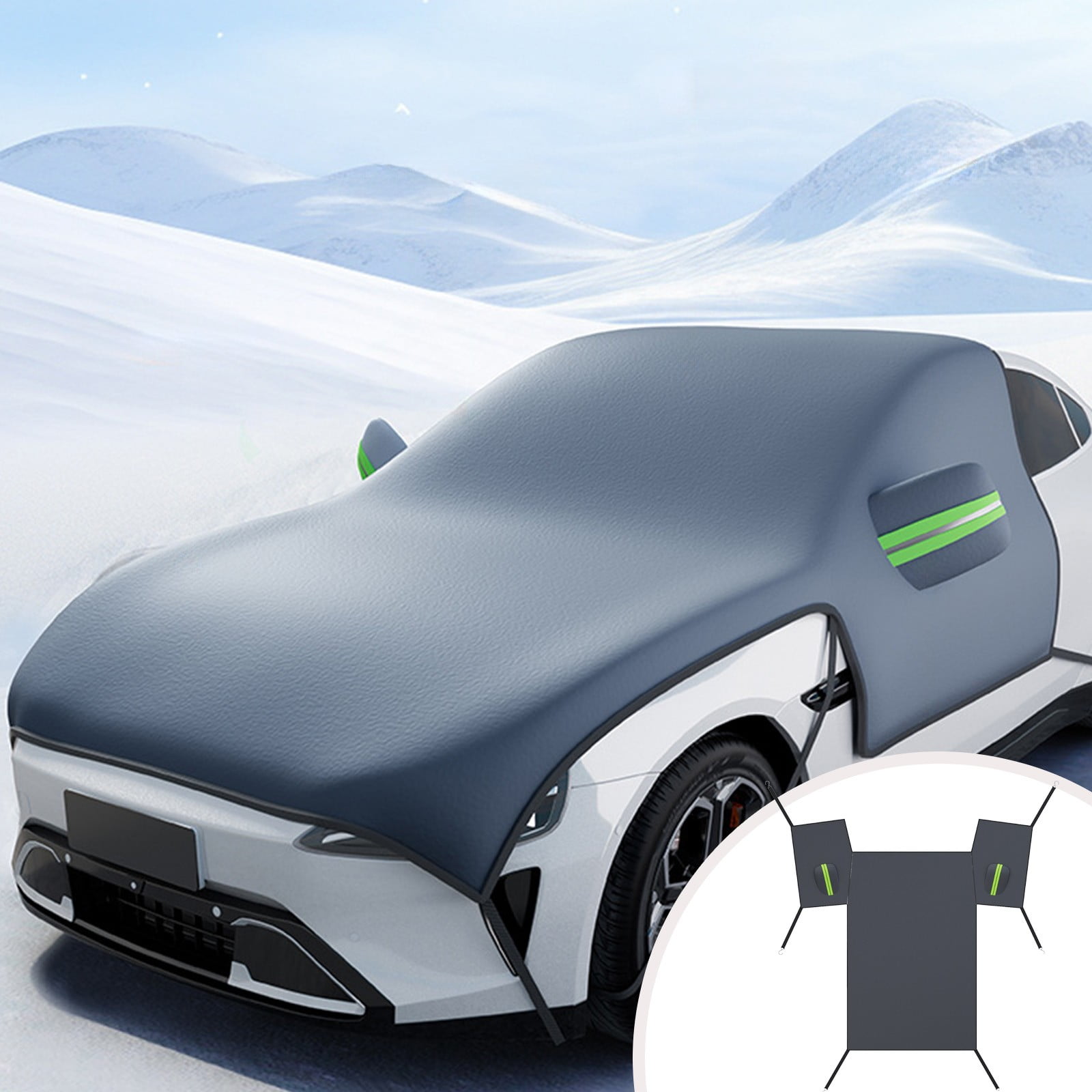 CCMAOLU 2025 New Winter Car Snow Shield Snow Shield Windscreen Window ...