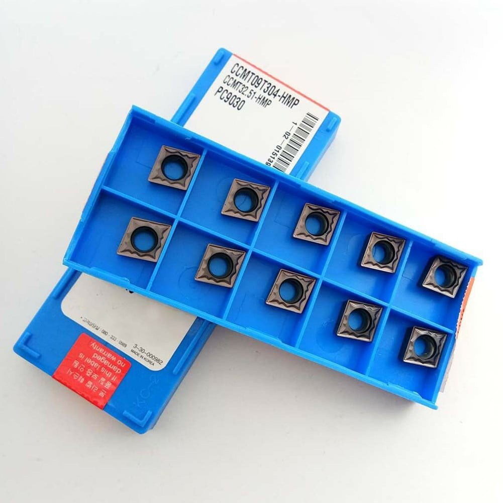 CCMT09T304-HMP PC9030 CCMT32.51-HMP Indexable CNC Carbide Turning Insert 10pcs - Walmart.com
