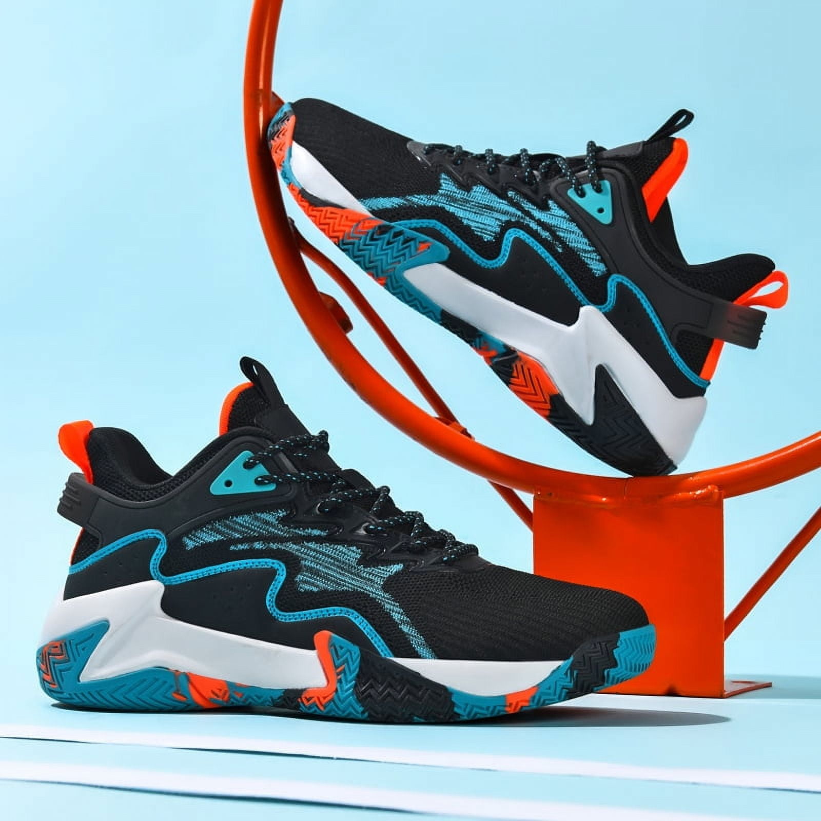 CCN Men's Slip-Resistant Basketball Shoes - High-Friction Outsole ...