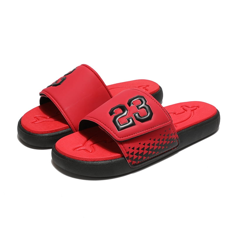 CCN Men's Sport Slide Sandals, Flexible Midsole, Casual Beach Slides ...