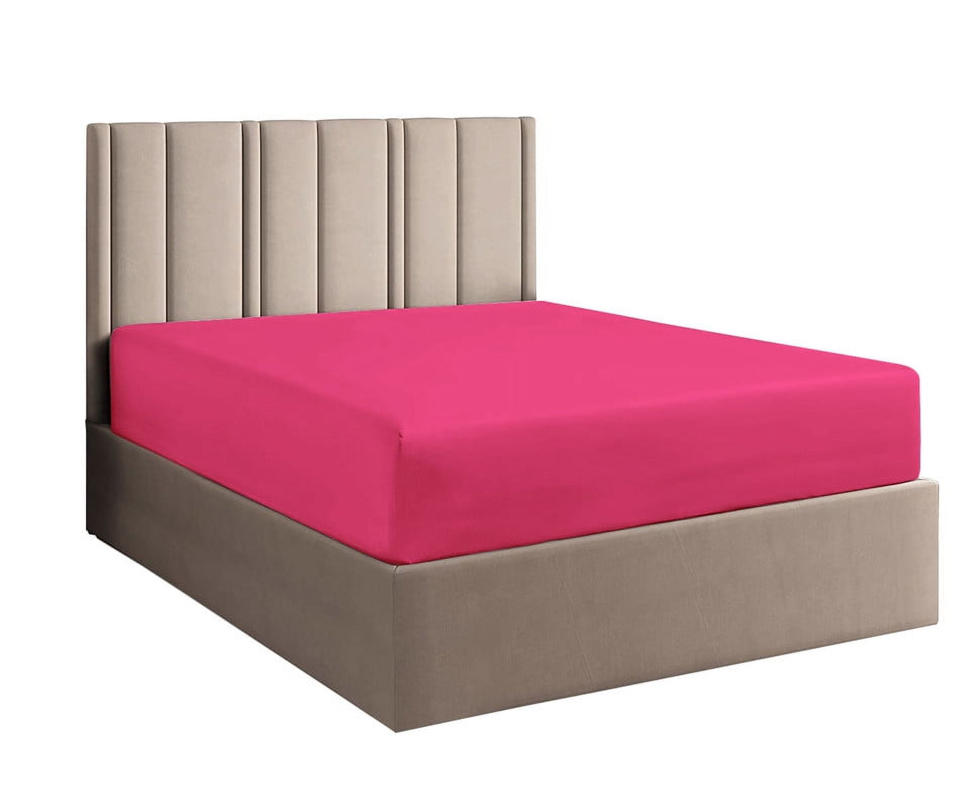 CCNY 600 TC Egyptian Cotton 1 Fitted Sheet & 2 Pillowcases 15 Inch Deep ...