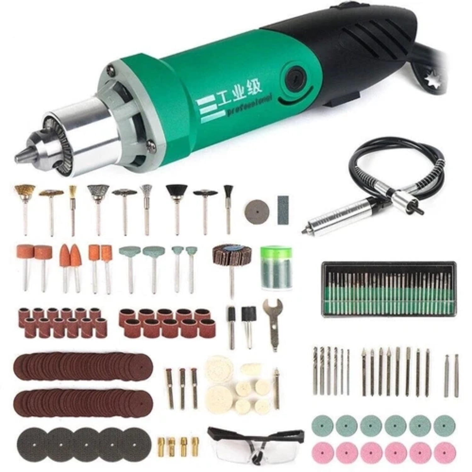 CCNZZITSHT 500W 6.5mm mini drill rotating tool set, micro jade carving ...