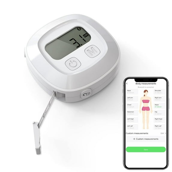 CCNZZITSHT Body Tape Measure with Smart App, Bluetooth Measuring Tapes ...