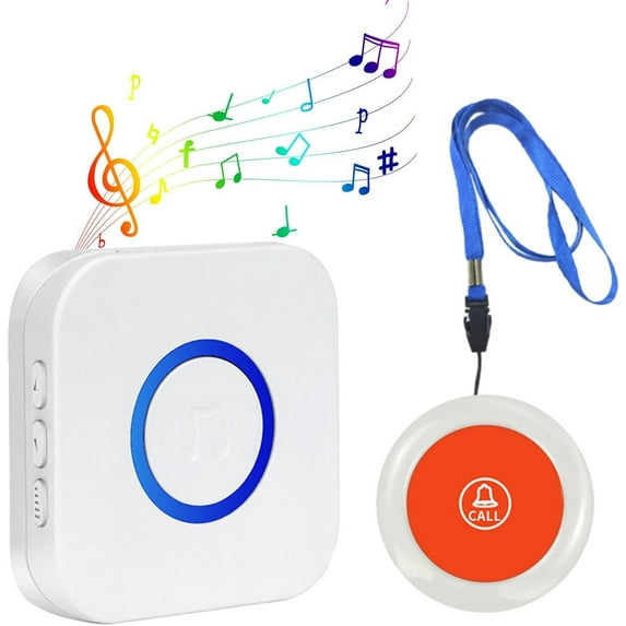 CCNZZITSHT Call Bell for Caregiver - Home Alarm System, Wing for ...